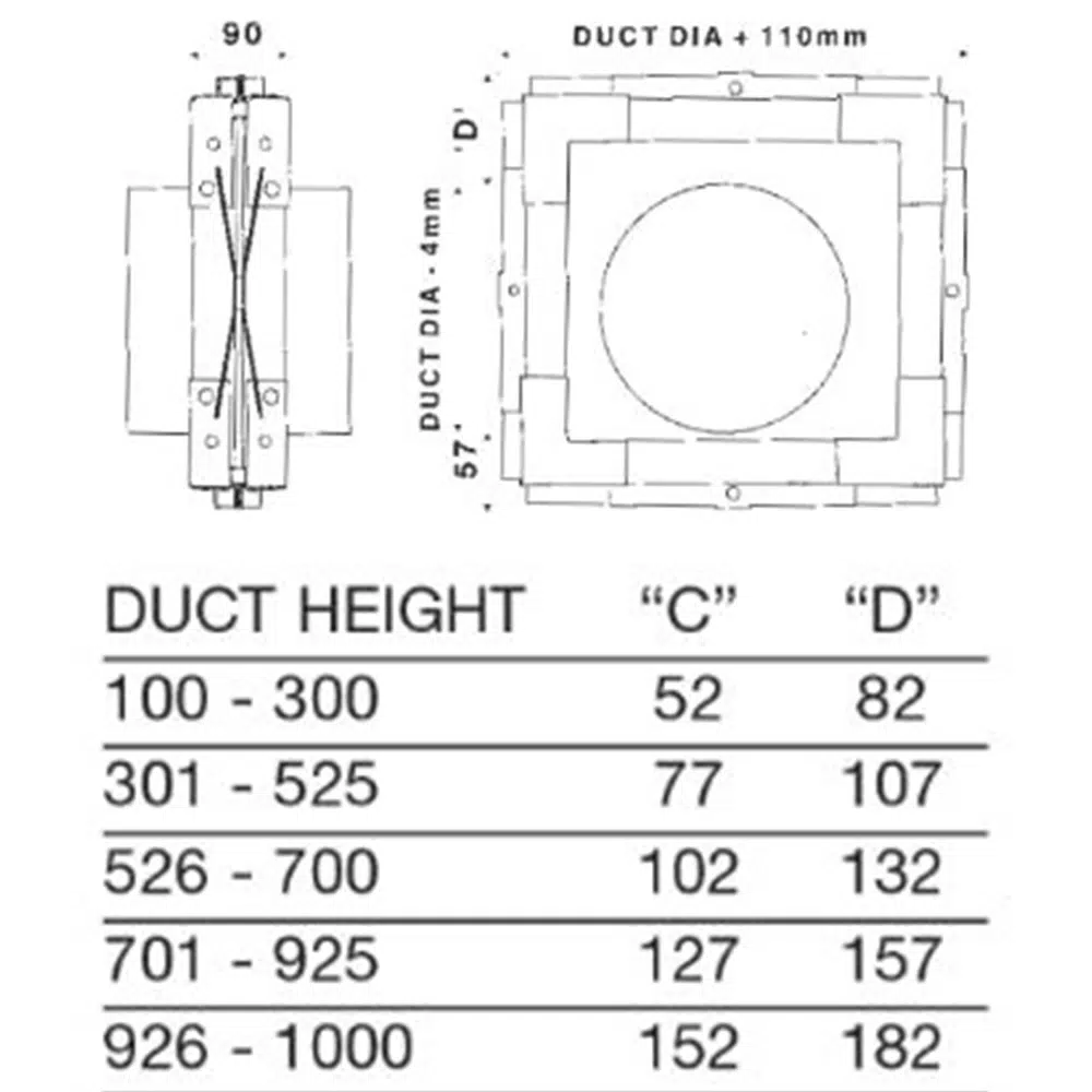 Round Fire Damper